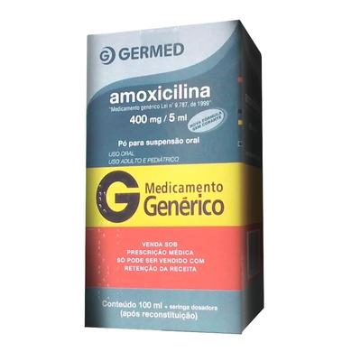 AMOXICILINA 400MG 100 ML SUSP GERMED | likemed
