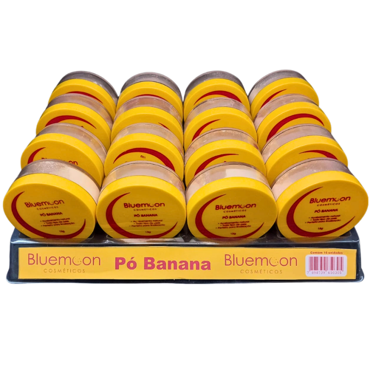 PÓ SOLTO BANANA BLUE MOON 13G BOX COM 16 UN | poramorbeauty