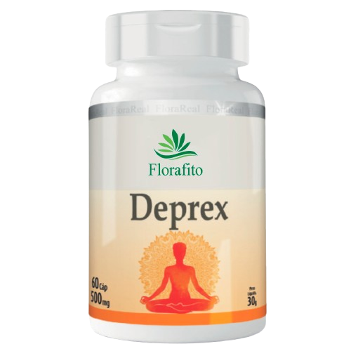 DEPREX FLORA REAL 500MG 60CAPS (Valeriana, Melissa, Kawa, Hiperico ...