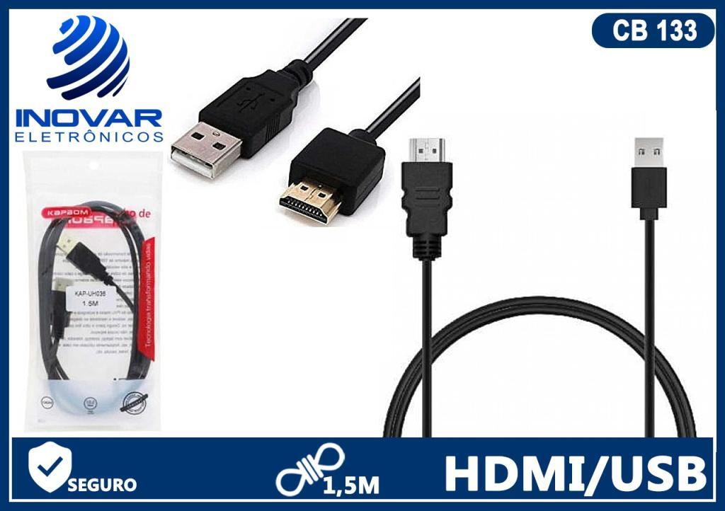 CB 133 CABO USB/HDMI 1 METRO KAP-UH036 | inovar