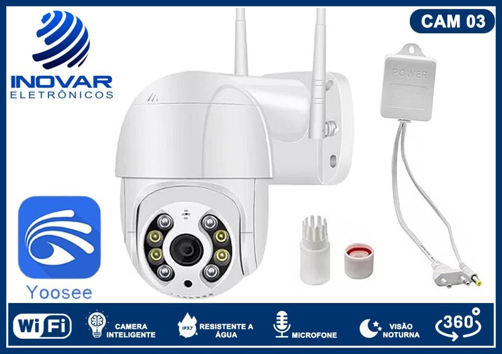 CAM 03 CAMERA SPEED DOME EXTERNA A PROVA D AGUA | inovar