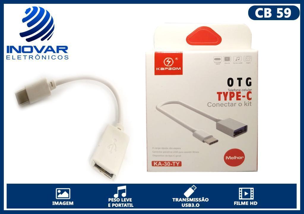 CB 59 CABO OTG TIPO C LE-0153 / KA-30-TY | inovarcatalogo