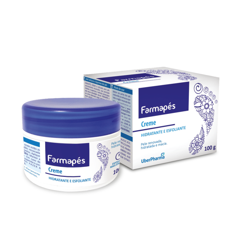 FARMAPÉS CREME HIDR. UREIA E AC SALICÍLICO 100 G, Pote c/ cx | uberpharma